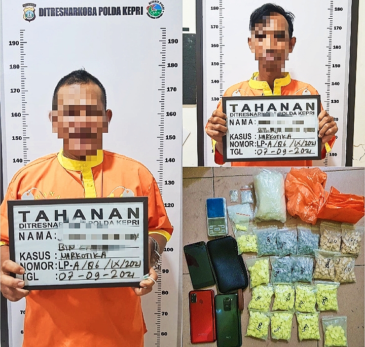 Dit Resnarkoba Polda Kepri Amankan Dua Orang Pemilik Narkotika Jenis
